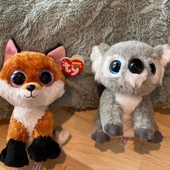 Ty | Toys | Lot Of 2 Ty Stuffed Animals With Huge Eyes Koala Bear And ...